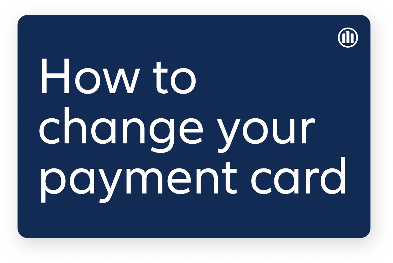 How do I change my payment card? | Allianz Insurance