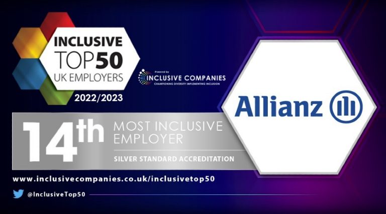 Allianz Holdings celebrates new Inclusive Employer ranking | Allianz ...